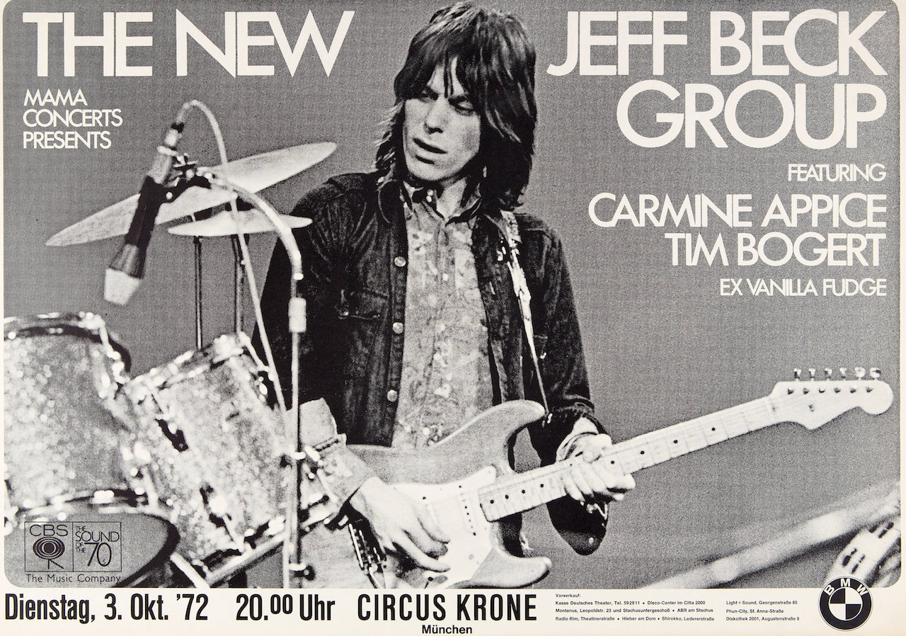 Jeff Beck Paris-Theater, Londres 1972